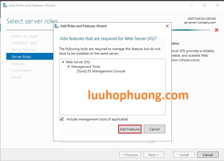 Cài đặt và cấu hình IIS Web Server trong Windows Server 2022 - Luu Ho ...