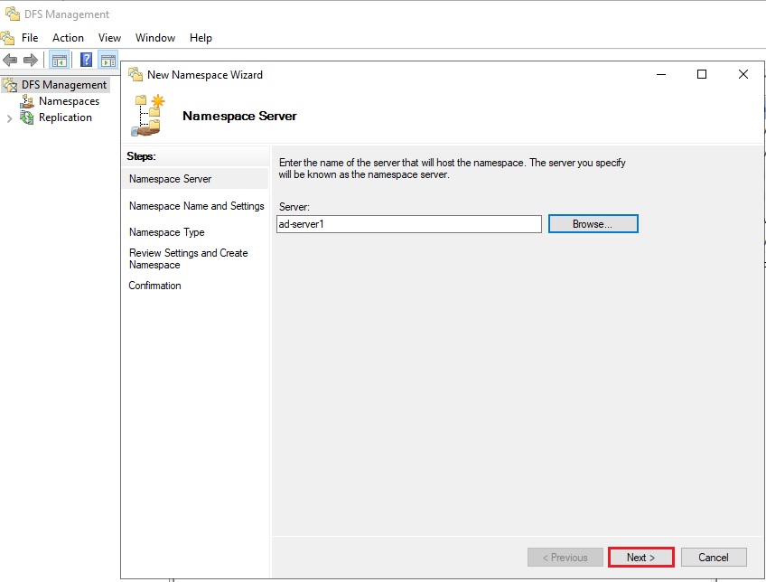 Hướng dẫn cài đặt và cấu hình DFS Namespaces trong Windows Server 2022 - Luu Ho Phuong Blog