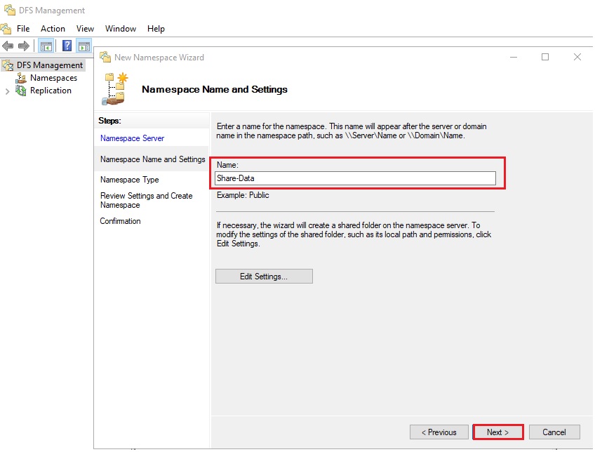Hướng dẫn cài đặt và cấu hình DFS Namespaces trong Windows Server 2022 - Luu Ho Phuong Blog