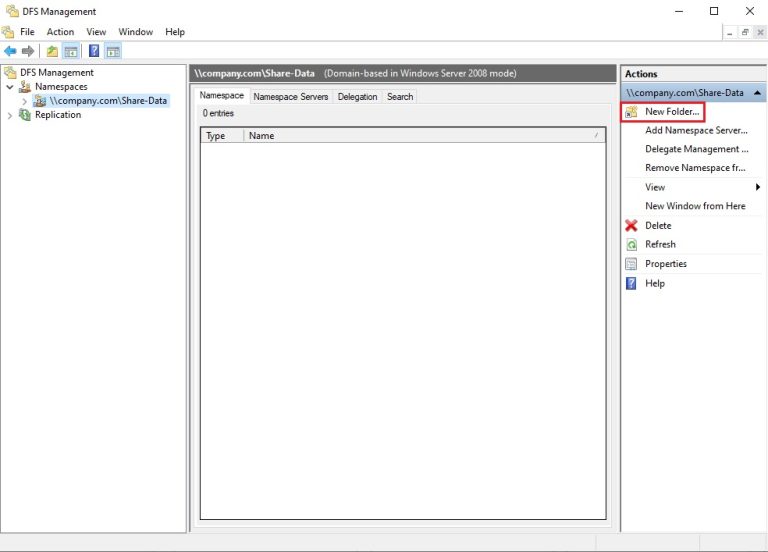 Hướng dẫn cài đặt và cấu hình DFS Namespaces trong Windows Server 2022 ...