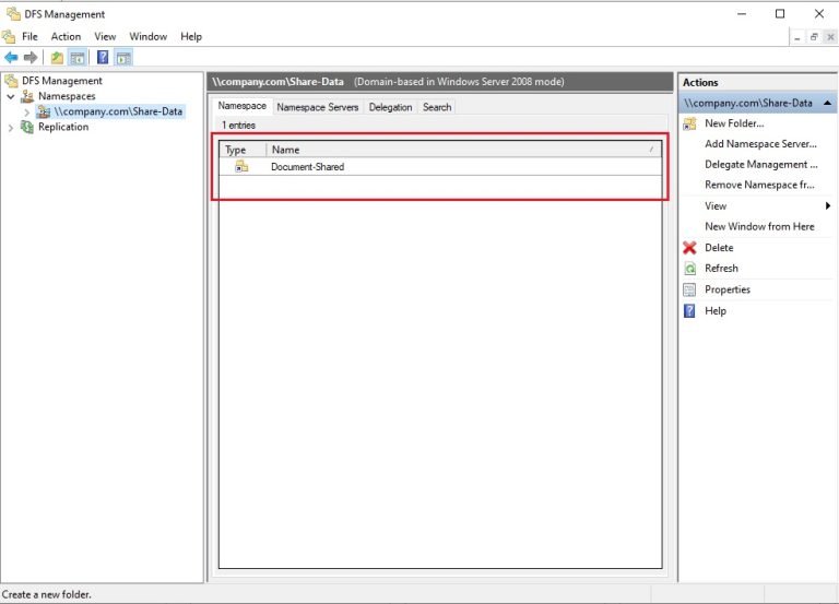 Hướng dẫn cài đặt và cấu hình DFS Namespaces trong Windows Server 2022 ...