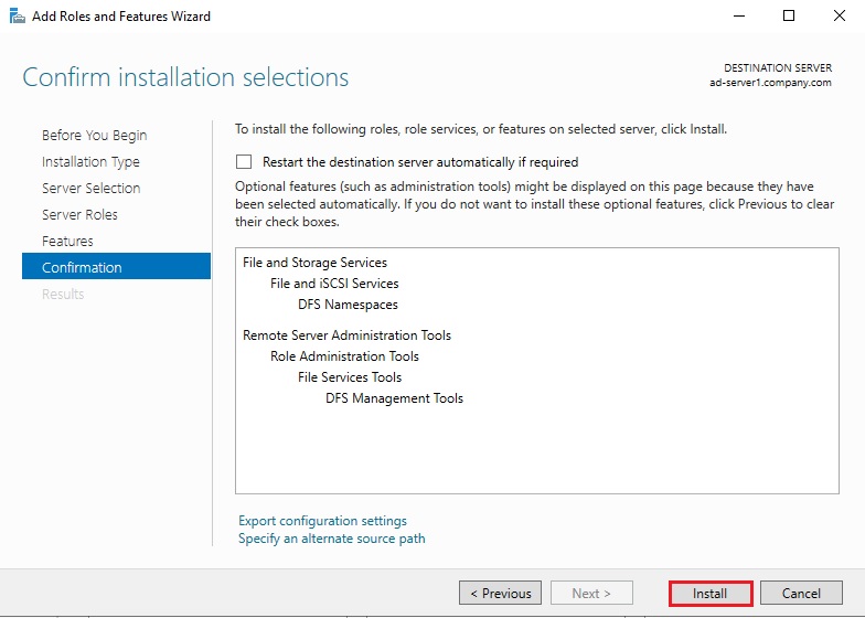 Hướng dẫn cài đặt và cấu hình DFS Namespaces trong Windows Server 2022 - Luu Ho Phuong Blog