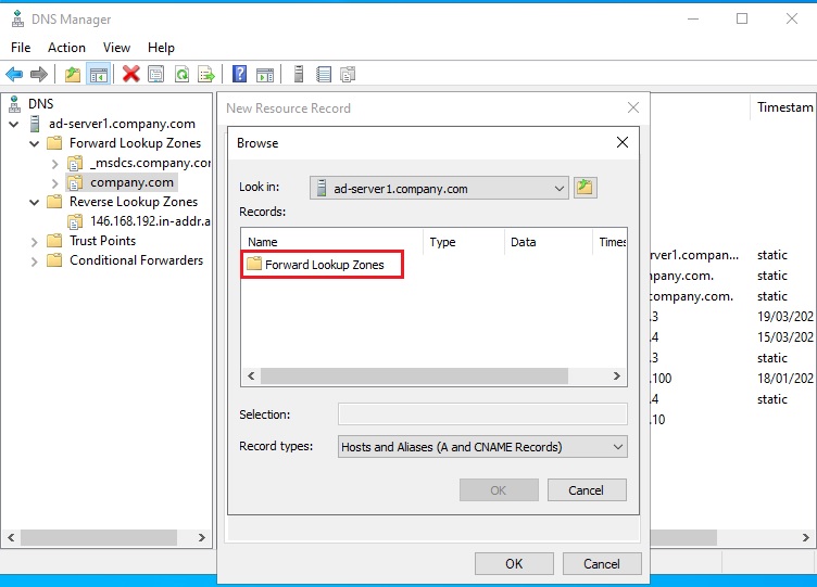 Tạo DNS CNAME Record trong Windows Server 2022 - Luu Ho Phuong Blog