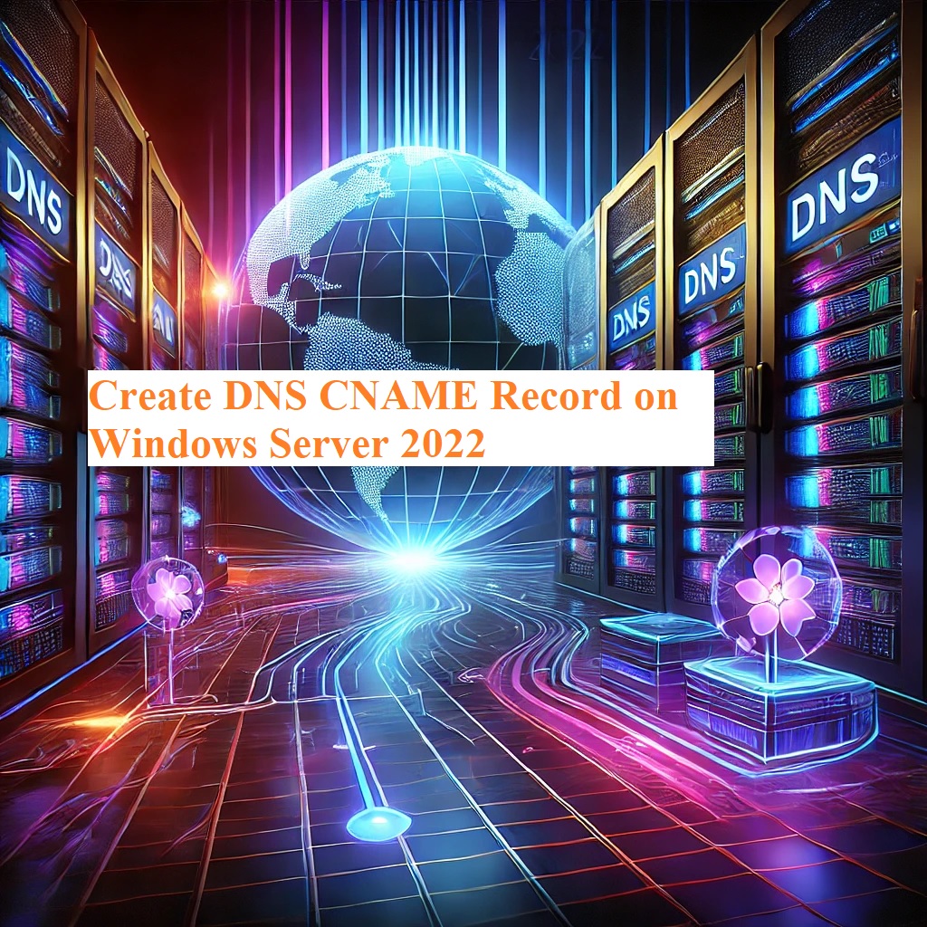 Tạo DNS CNAME Record trong Windows Server 2022 - Luu Ho Phuong Blog