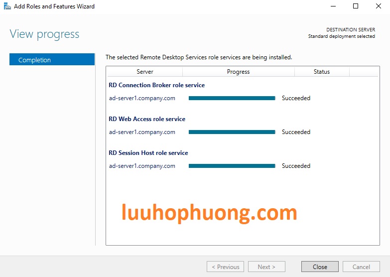 Hướng dẫn cách cài đặt Dịch vụ Remote Desktop (dựa trên kiểu phiên ...