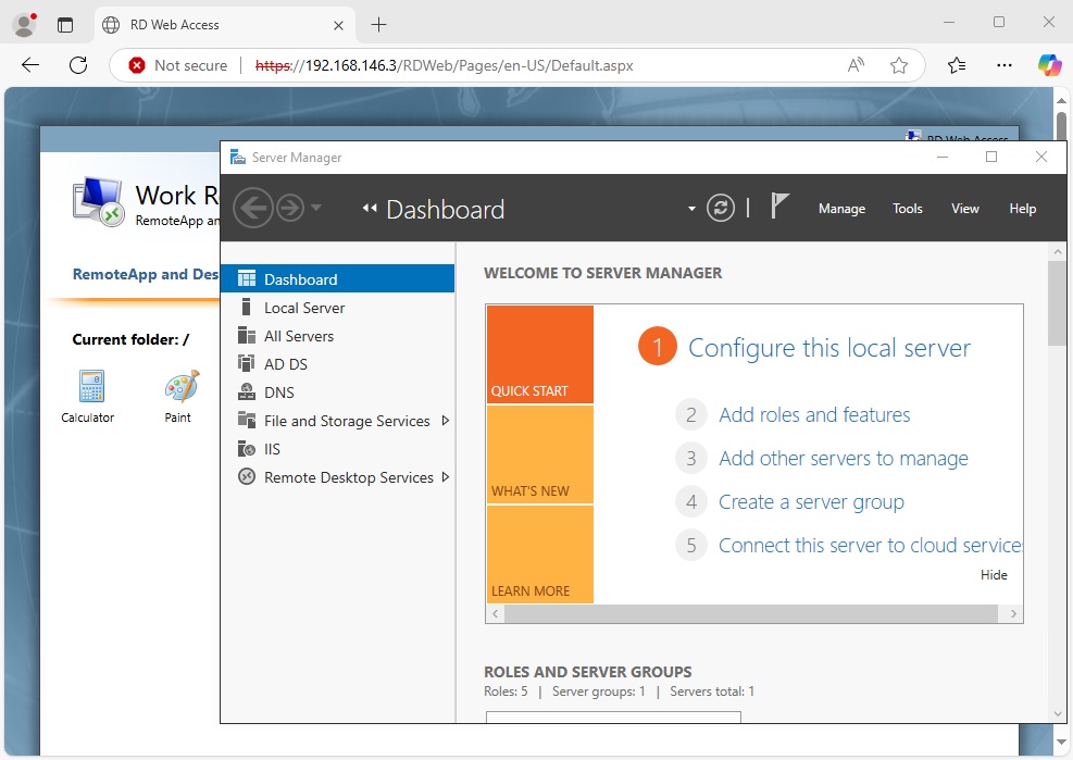 Hướng dẫn cách cài đặt và cấu hình RemoteApp - Windows Server 2022 - Luu Ho Phuong Blog