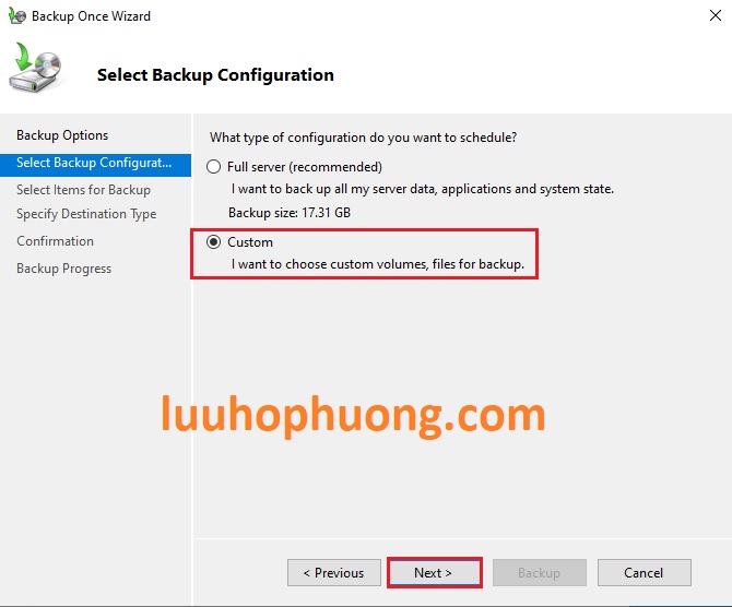 Hướng dẫn cách cài đặt và cấu hình tính năng Windows Server Backup ...