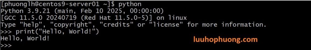 Hướng Dẫn Học Lập Trình Python Cơ Bản Từ A-Z - Luu Ho Phuong Blog