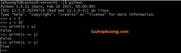 Hướng Dẫn Học Lập Trình Python Cơ Bản Từ A-Z - Luu Ho Phuong Blog