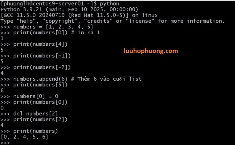 Hướng Dẫn Học Lập Trình Python Cơ Bản Từ A-Z - Luu Ho Phuong Blog