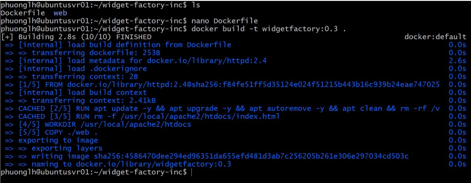 Hướng dẫn các bước Xây dựng Image Docker với Dockerfile để Container hóa Ứng dụng - Luu Ho ...