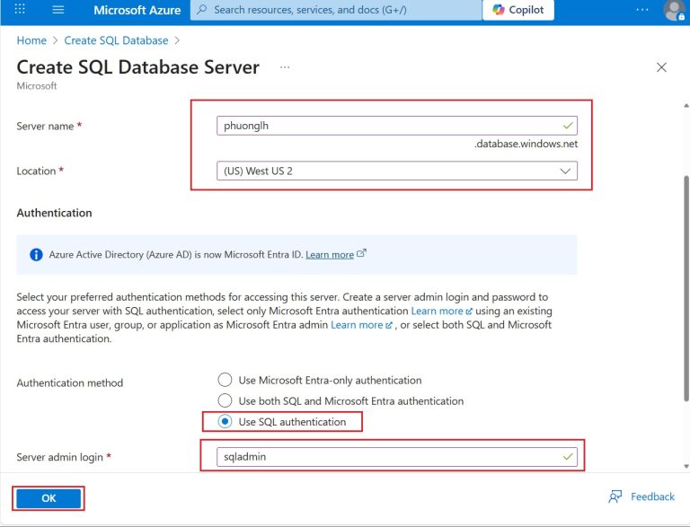 Hướng dẫn cách triển khai một Simple Azure SQL Database - Luu Ho Phuong ...