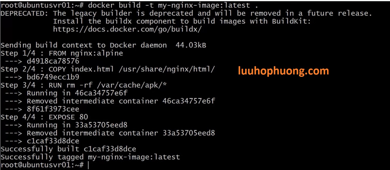 Cách Tạo Local Docker Registry và Build Image Siêu Nhẹ với NGINX Alpine - Luu Ho Phuong Blog